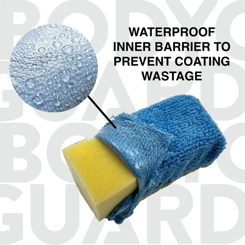 Bodyguard Microfiber Coating Applicator with Waterproof Barrier (Pack ...